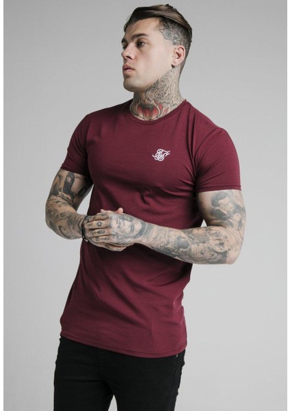 Bpm Siksilk Burgundy Basic Erkek T-Shirt Fiyatı