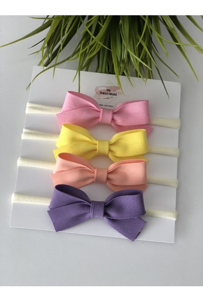 My Babys World 4 Lü Bebek Çocuk Bandana Takımı