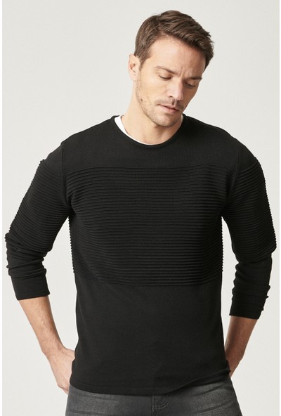 AC&Co / Altınyıldız Classics Standart Fit Tüylenme Yapmayan Bisiklet Yaka Triko Kazak AC&Co / Altınyıldız Classics Standart Fit Tüylenme Yapmayan Bisiklet Yaka Triko Kazak