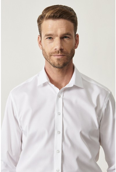 ALTINYILDIZ CLASSICS Ütü Gerektirmeyen Non-Iron Tailored Slim Fit Gömlek