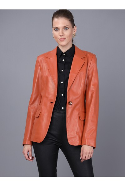 Basics&more Kadın Deri Ceket - B2020