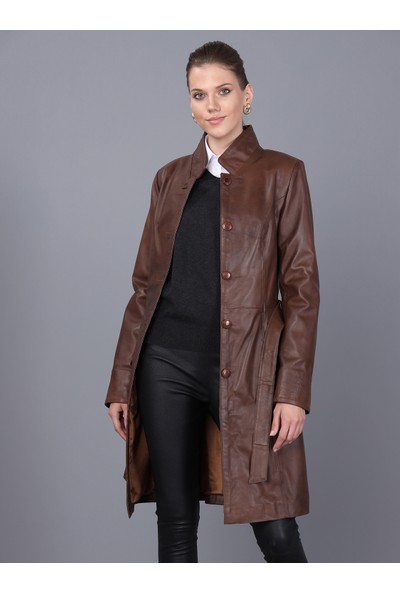 Basics&more Kadın Deri Ceket - B3034 Basics&more Kadın Deri Ceket - B3034