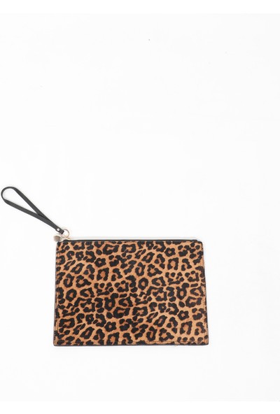 Markapia Woman Kadın Leopar Desenli Portföy Çanta