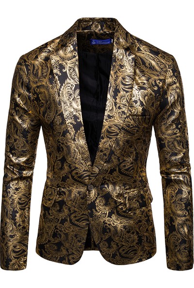 Yuanjihua Erkek Suit Blazer Ceket