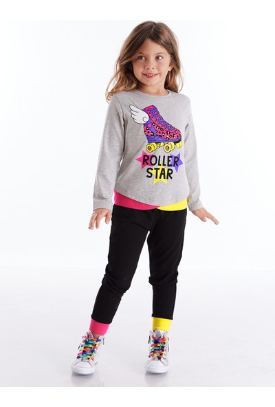 Mushi Roller Star Kız Pantolon Takım