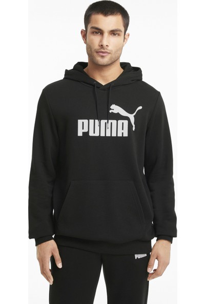 Puma Big Logo Erkek Sweatshirt Beyaz - 58668802