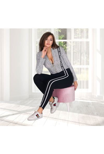 Penyelüx Love Sprout Fermuarlı Kadın Spor Tulum