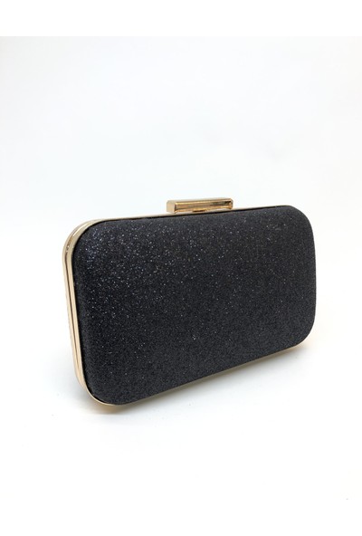 Womenacs Simli Siyah Renk Abiye Portföy Clutch Kadın Çanta Elde ve Uzun Askılı Kullanım Womenacs Simli Siyah Renk Abiye Portföy Clutch Kadın Çanta Elde ve Uzun Askılı Kullanım