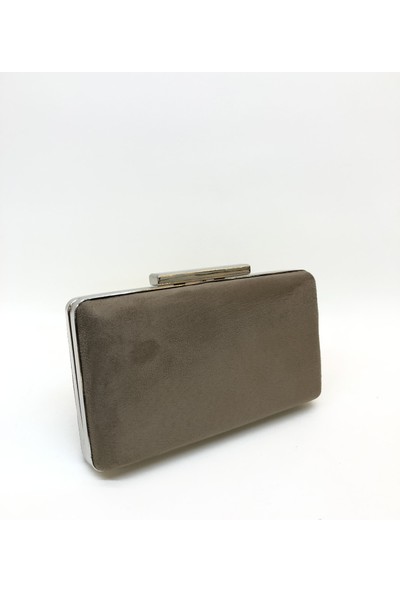 Womenacs Vizon Renk Süet Abiye Portföy Clutch Kadın Çanta Elde ve Uzun Askılı Kullanım Womenacs Vizon Renk Süet Abiye Portföy Clutch Kadın Çanta Elde ve Uzun Askılı Kullanım