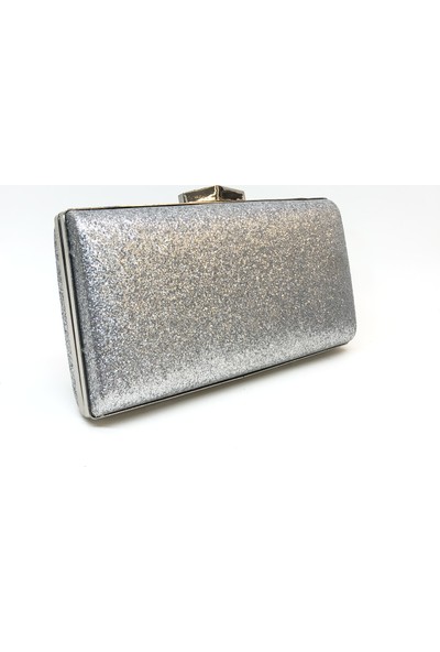Womenacs Gümüş Renk Simli Abiye Portföy Clutch Kadın Çanta Elde ve Uzun Askılı Kullanım Womenacs Gümüş Renk Simli Abiye Portföy Clutch Kadın Çanta Elde ve Uzun Askılı Kullanım