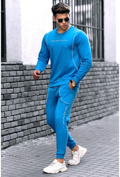 Madmext Turkuaz Erkek Eşofman Takımı 4727 Madmext Turkuaz Erkek Eşofman Takımı 4727