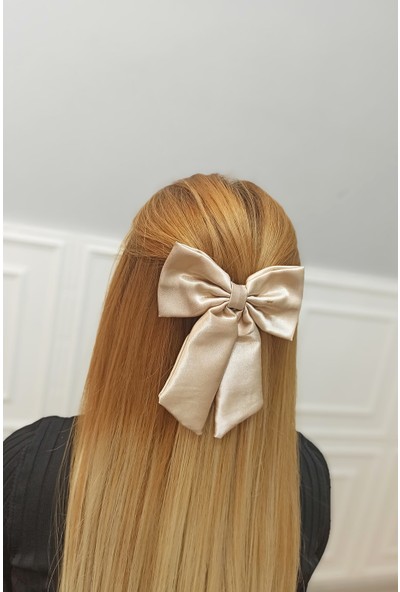 ÇLK Accessories Saten Fiyonk Otomatik Toka