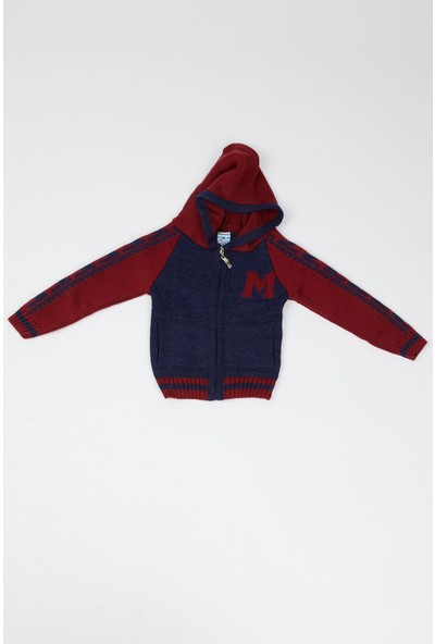 Gimer Avm Kapşonlu Fermuarlı Triko Hırka Gimer Avm Kapşonlu Fermuarlı Triko Hırka