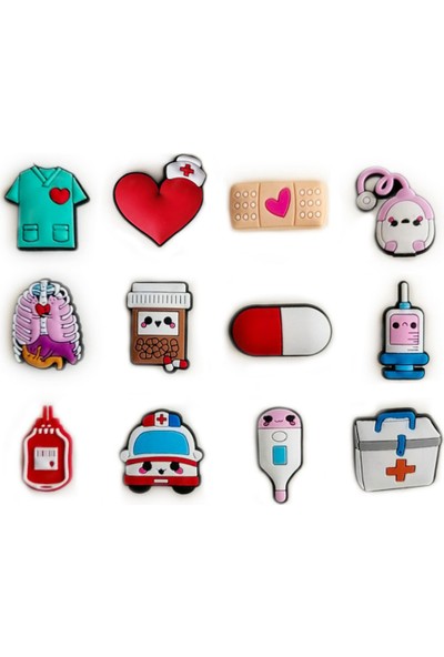 Crocs 12 Adet Crocs Jibbitz Süsü