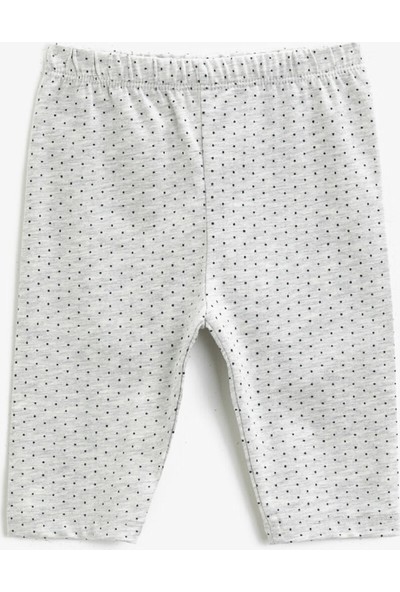 Koton Pamuklu Puantiyeli Kısa Tayt