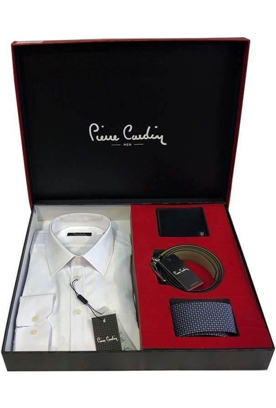 Pierre Cardin 03 Çeyizlik Gömlek Kemer Cüzdan Seti Pierre Cardin 03 Çeyizlik Gömlek Kemer Cüzdan Seti