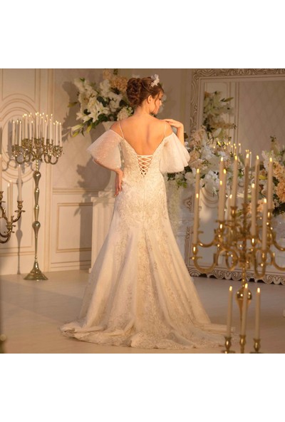 Narin Moda Gelinlik A Açılım Gelinlik Model 3161 Narin Moda Gelinlik A Açılım Gelinlik Model 3161