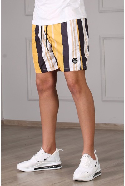 Madmext Sarı Erkek Deniz Şortu 5071 Madmext Sarı Erkek Deniz Şortu 5071