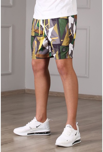 Madmext Sarı Erkek Deniz Şortu 5073