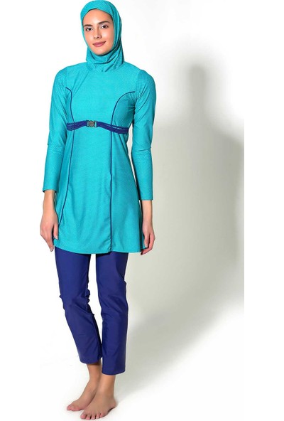 C&City 7228-1 Tesettür Mayo Yeşil