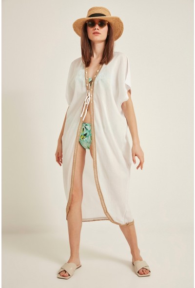C&city Kadın Pareo Plaj Elbisesi 2010 Beyaz C&city Kadın Pareo Plaj Elbisesi 2010 Beyaz