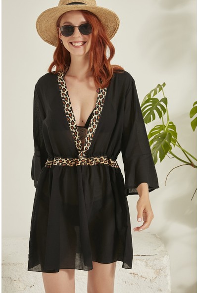 C&city Kadın Pareo Plaj Elbisesi 21920 Siyah C&city Kadın Pareo Plaj Elbisesi 21920 Siyah