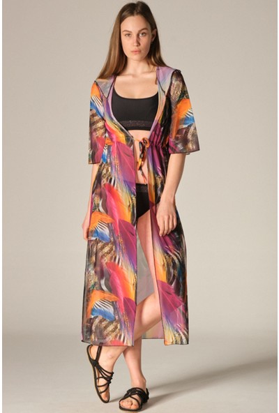 C&city P-17 Kadın Pareo Plaj Elbisesi Mor C&city P-17 Kadın Pareo Plaj Elbisesi Mor