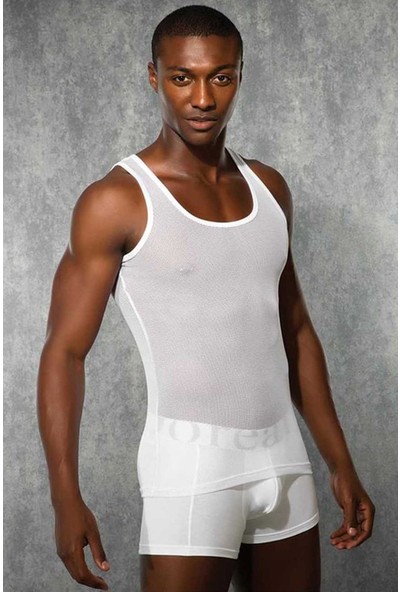 Doreanse Beyaz Erkek Atlet 2310