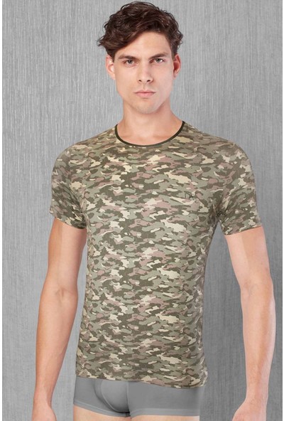 Doreanse Kamuflaj Erkek T-Shirt 2560 Doreanse Kamuflaj Erkek T-Shirt 2560