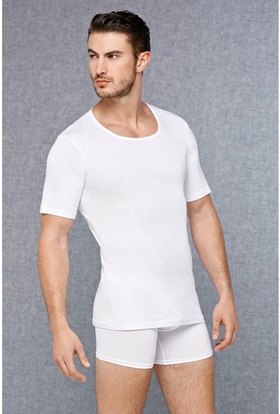 Doreanse Beyaz Erkek T-Shirt 2570P