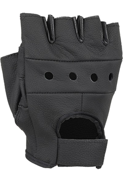 Erkek Kesik Parmak Deri Eldiven K308