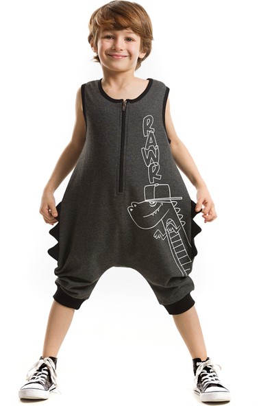 Denokids Gri Dino Tulum Denokids Gri Dino Tulum