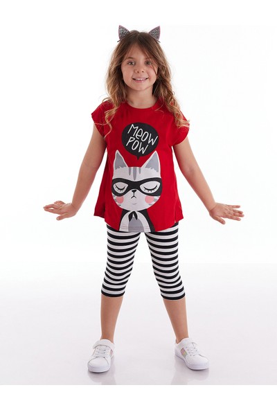 Mushi Meow Pow Kız Tayt Takım