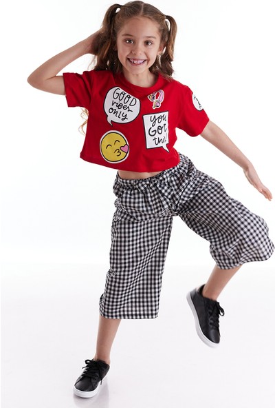 Mushi Vibes Kız Pantolon Takım