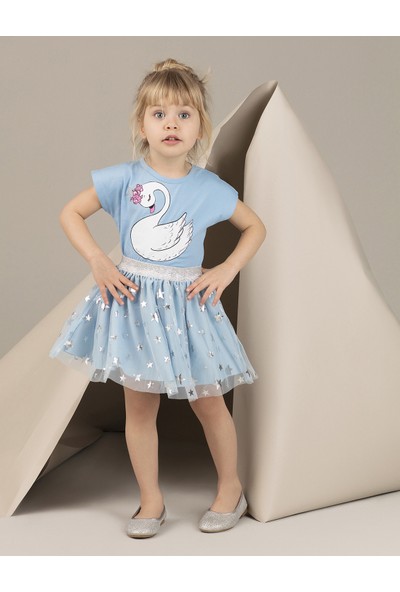 Mushi Yıldız Kuğu Tüllü Elbise