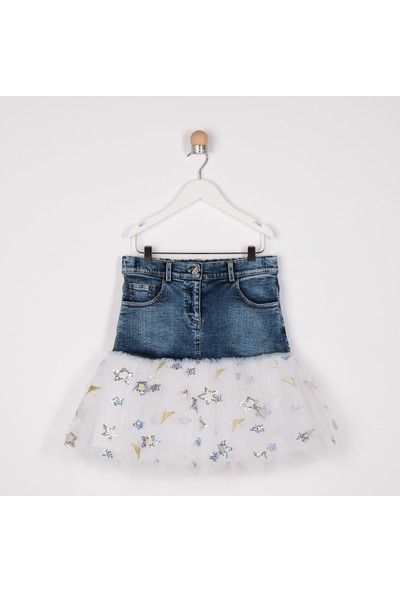 Panço Kız Çocuk Denim Etek 2011Gk13016