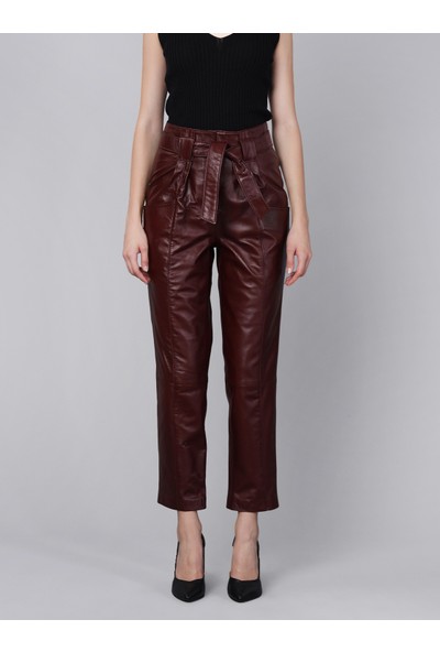Basics&more Kadın Deri Pantolon - P01 Basics&more Kadın Deri Pantolon - P01