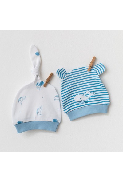 Andywawa Cute Whale 2'li Bebek Şapka AC21560