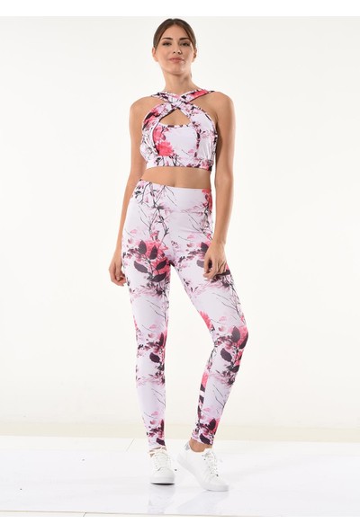 Derya Kurşun Kadın Sporcu Büstiyer Tayt Takım