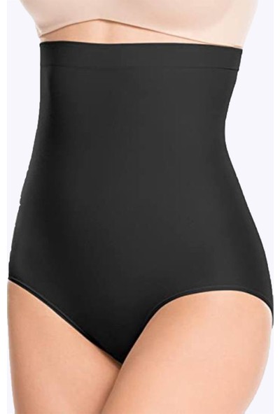 marketimgel Lazer Kesim Yüksek Bel Silikonlu Slip Korse Mistirik