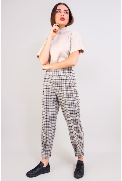 Alexander Gardi Alexandergardı Yüksek Bel Pantolon (B21-1586)