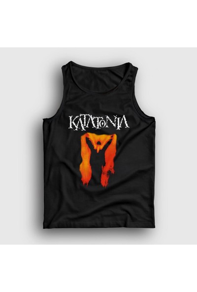 Presmono Unisex Siyah Discouraged Ones Katatonia Atlet