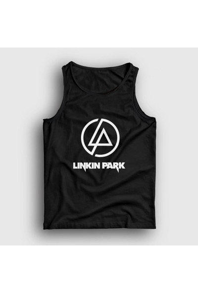 Presmono Unisex Siyah Logo Linkin Park Atlet