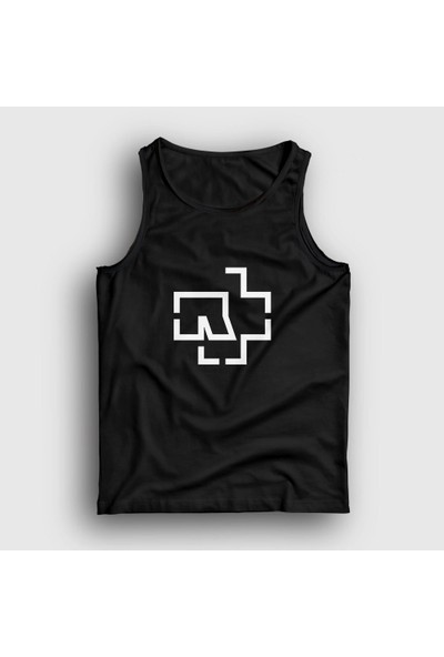 Presmono Unisex Siyah Logo Rammstein Atlet Presmono Unisex Siyah Logo Rammstein Atlet
