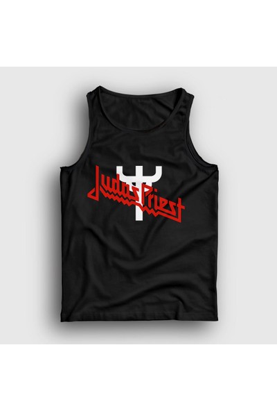 Presmono Unisex Siyah Logo V3 Judas Priest Atlet