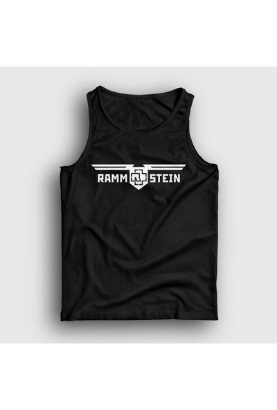Presmono Unisex Siyah Wings Rammstein Atlet Presmono Unisex Siyah Wings Rammstein Atlet