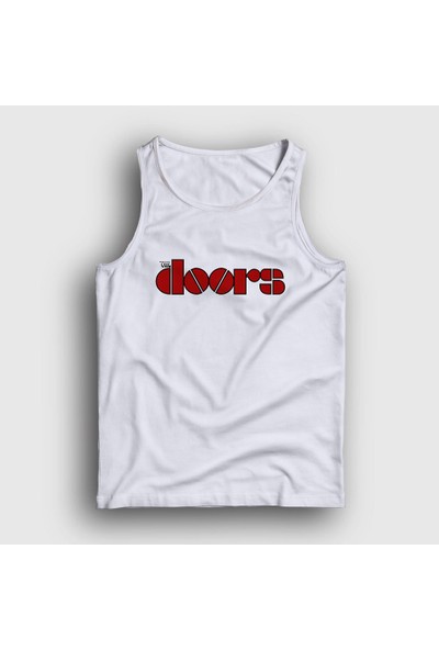 Presmono Unisex Beyaz Red Logo The Doors Atlet Presmono Unisex Beyaz Red Logo The Doors Atlet