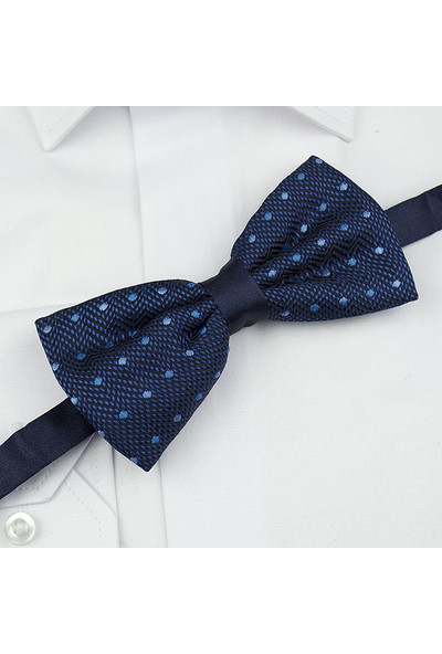 Lacivert-Mavi Desenli Papyon-5