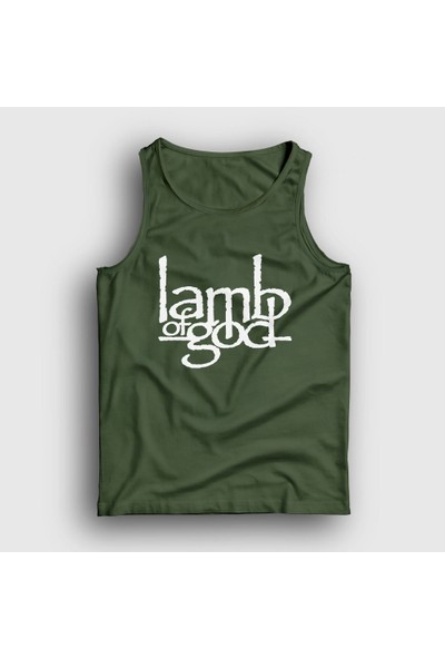 Presmono Unisex Haki Logo Lamb Of God Atlet