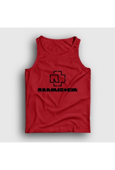 Presmono Unisex Kırmızı Logo V2 Rammstein Atlet Presmono Unisex Kırmızı Logo V2 Rammstein Atlet